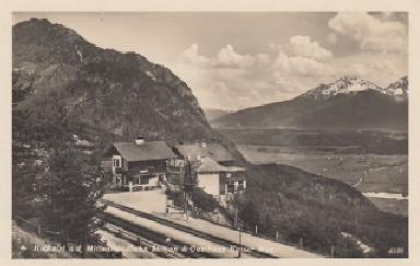 Mittenwaldbahn: Hochzirl Station und Gasthaus Kaiser Max - Foto ...